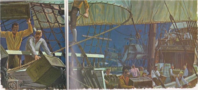 The Boston Tea Party 1773 -1774 - World History Volume